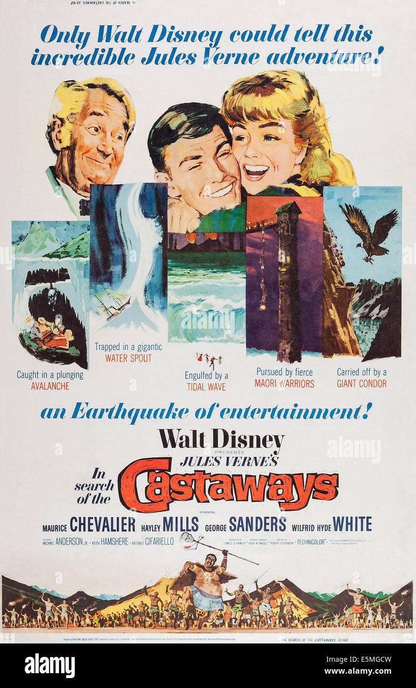 In search of the castaways 1962 hi-res stock photography and images - Alamy