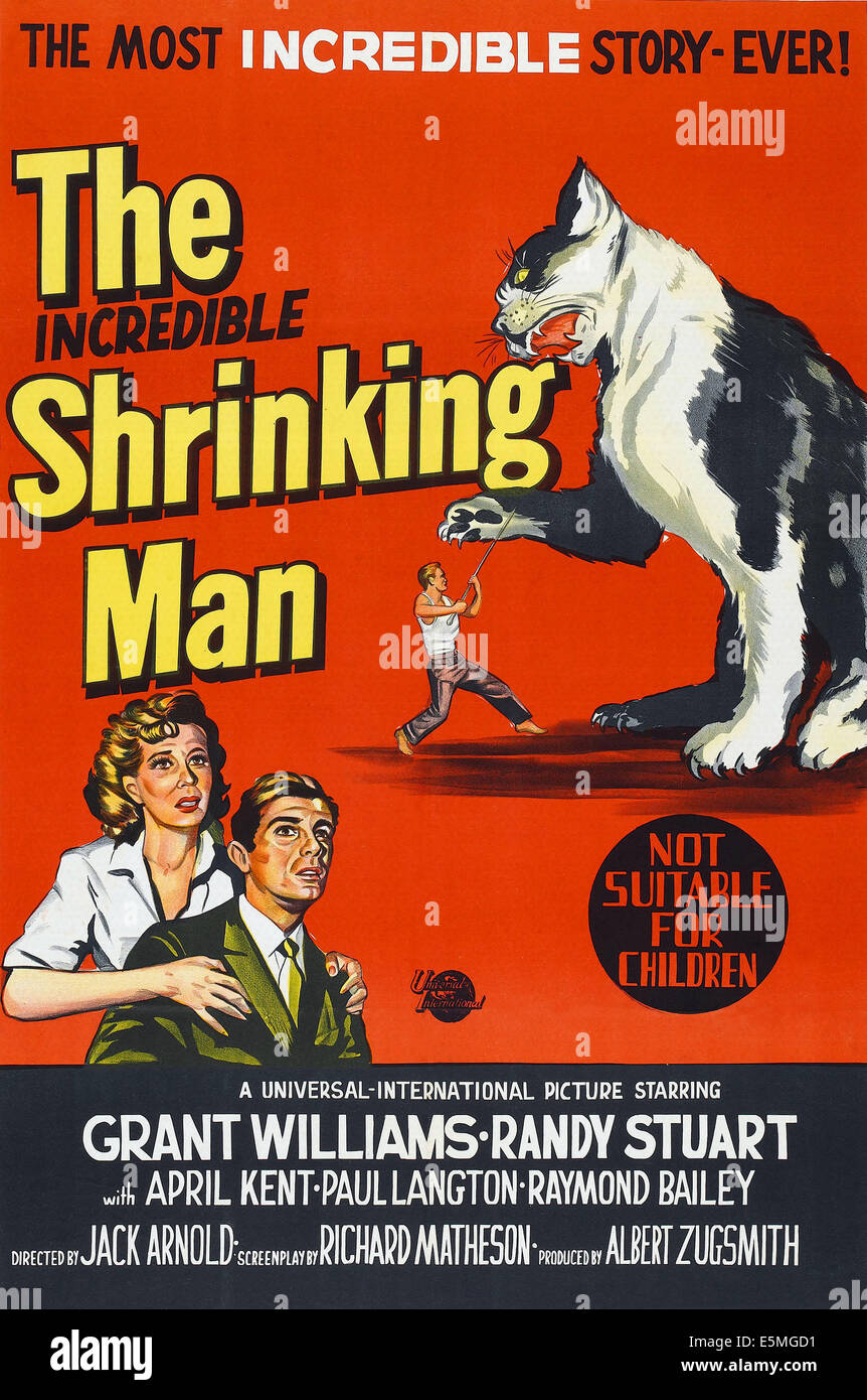 THE INCREDIBLE SHRINKING MAN, bottom left, from left: Randy Stuart ...