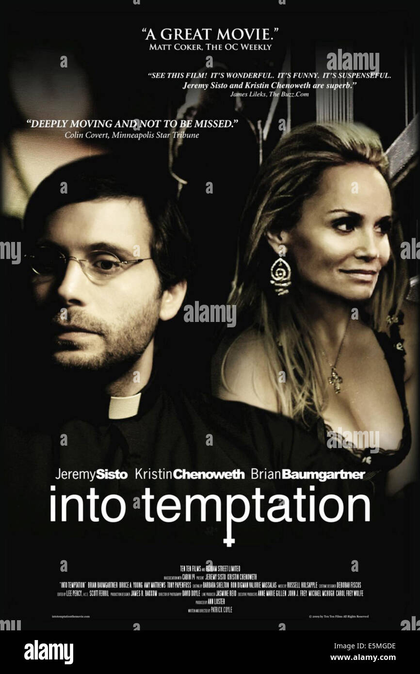 INTO TEMPTATION, poster art, from left: Jeremy Sisto, Kristin Chenoweth ...