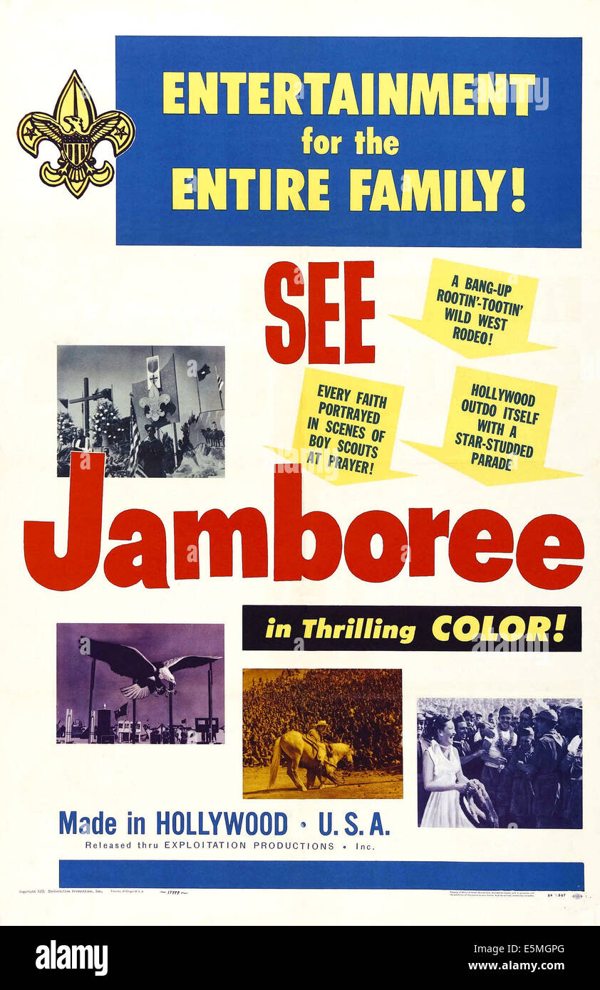 JAMBOREE, US poster, 1953 Stock Photo - Alamy