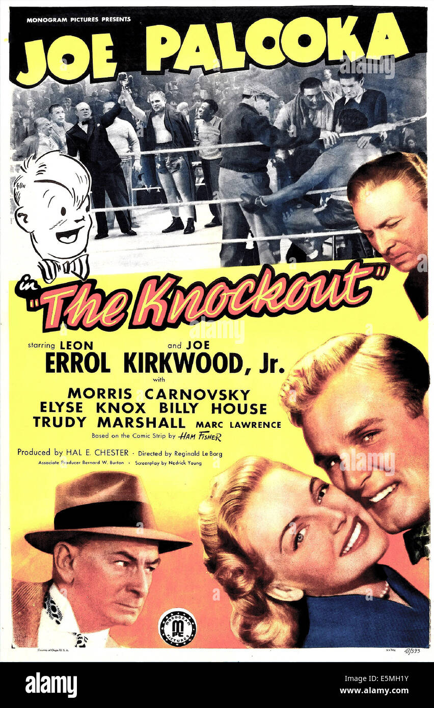 JOE PALOOKA IN THE KNOCKOUT, US poster, top from left clockwise: Joe ...