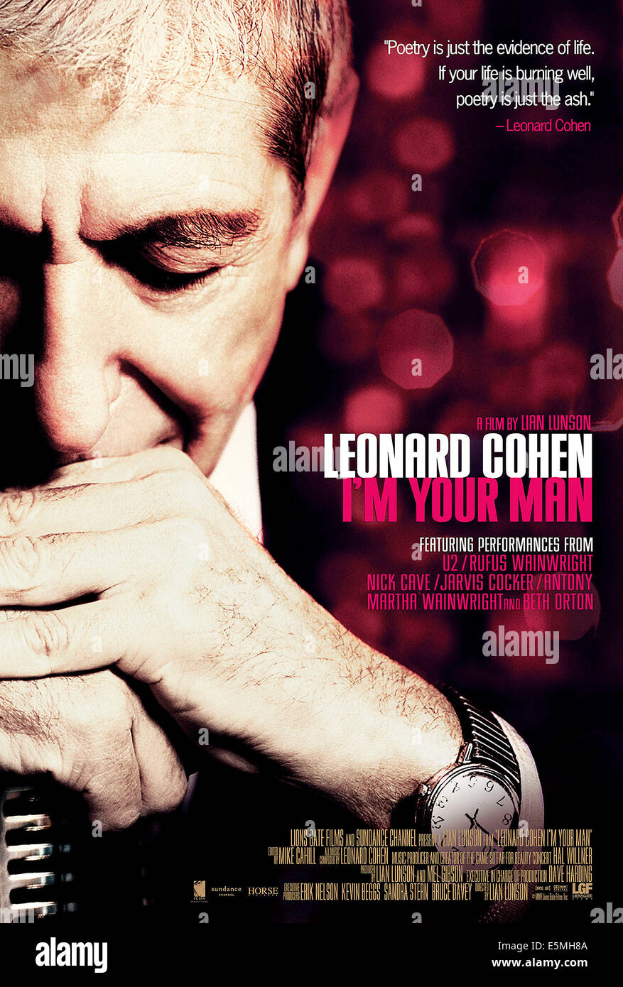 LEONARD COHEN I'M YOUR MAN, 2005, (c) Lions Gate/courtesy Everett ...