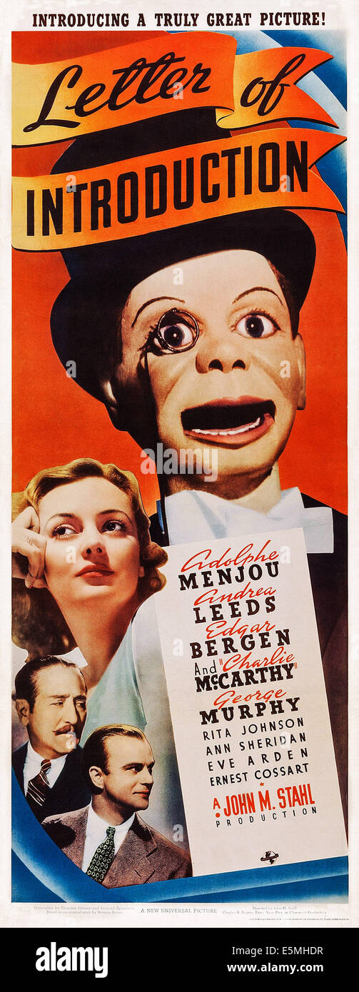 Edgar bergen charlie mccarthy hi-res stock photography and images - Alamy