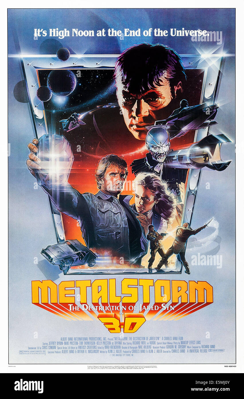 METALSTORM: THE DESTRUCTION OF JARED-SYN, US lobbycard, from left ...