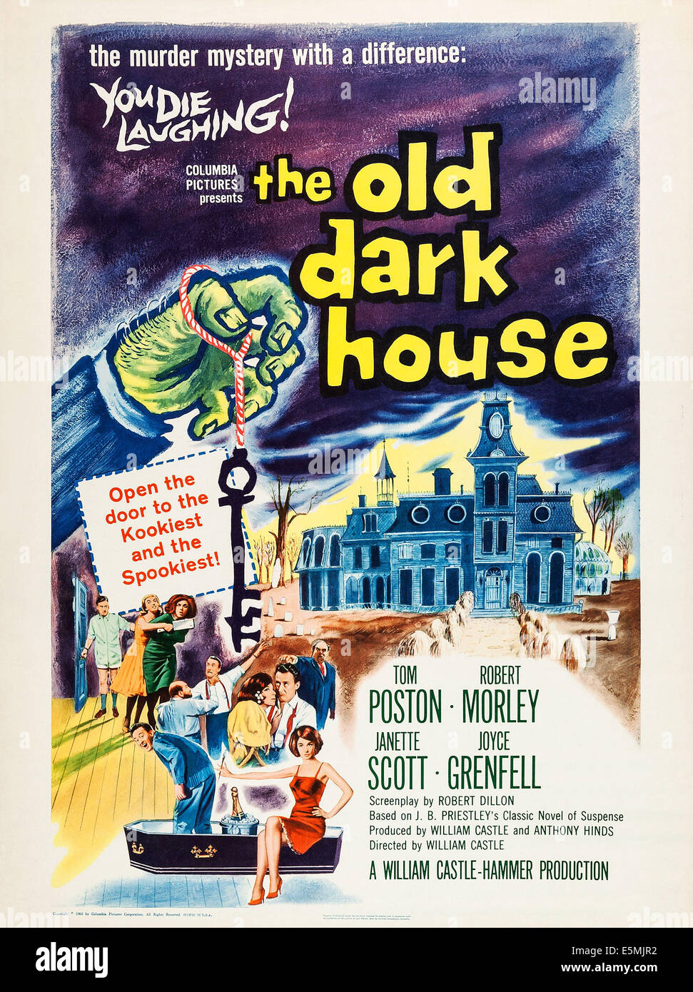Old dark house poster hi-res stock photography and images - Alamy
