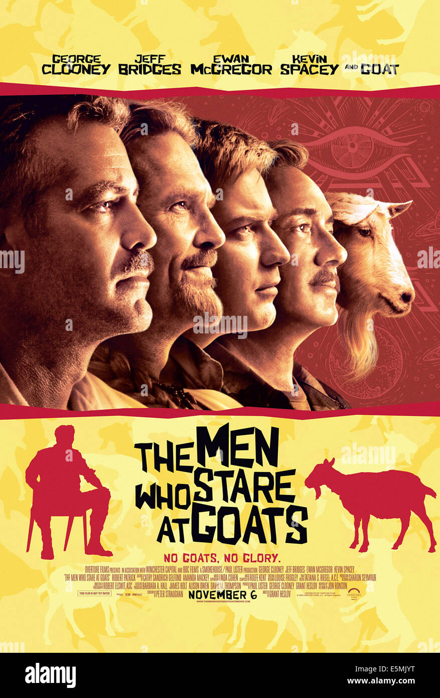 THE MEN WHO STARE AT GOATS, George Clooney, Jeff Bridges, Ewan McGregor ...