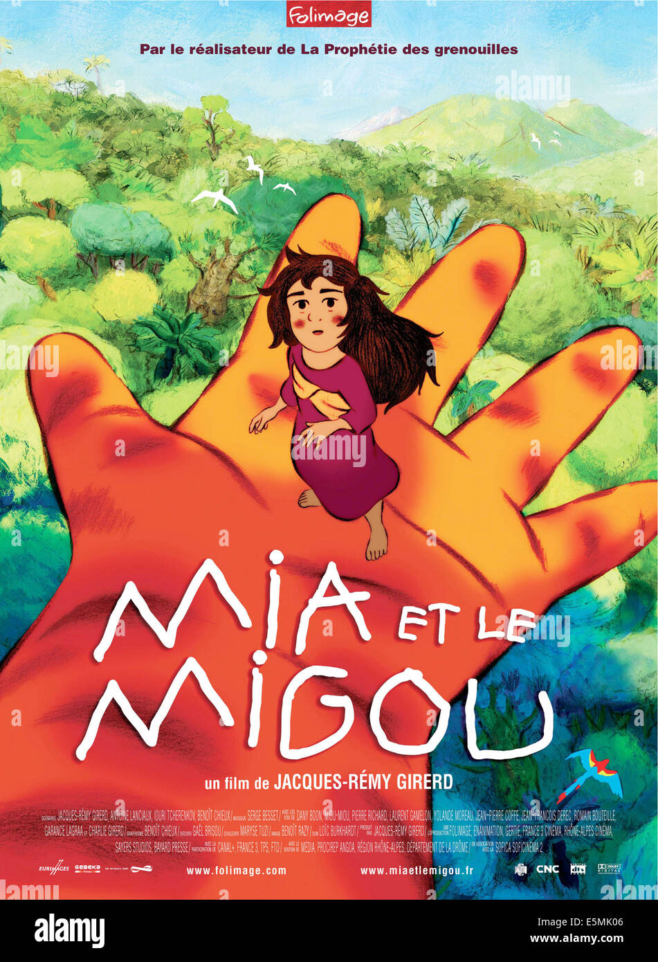 MIA AND THE MIGOO, (aka MIA ET LE MIGOU), French poster art, 2008 ...