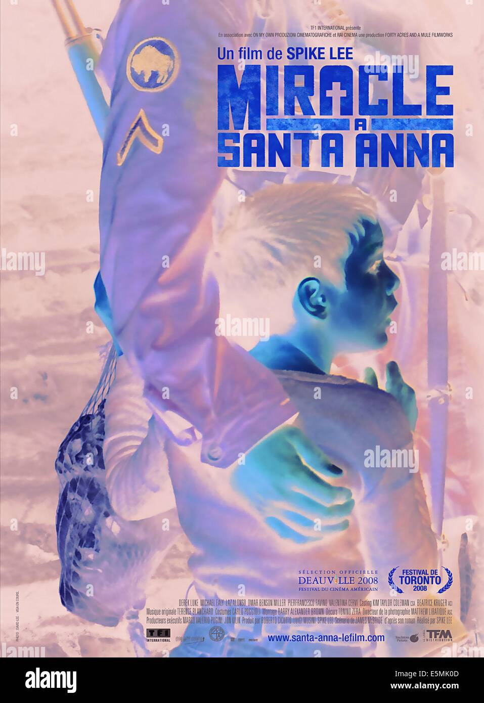 MIRACLE AT ST. ANNA, starting second from left: Omar Benson Miller ...