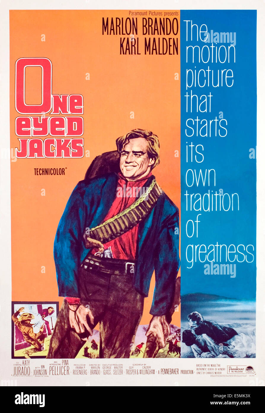ONE-EYED JACKS, Marlon Brando, 1961 Stock Photo - Alamy