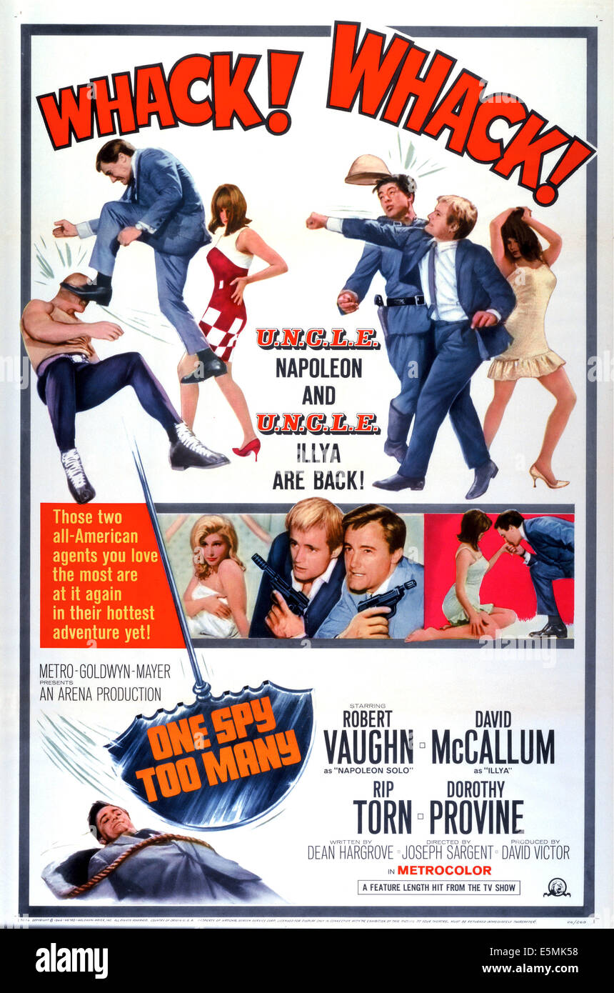 ONE SPY TOO MANY, David McCallum, Robert Vaughn, 1966 Stock Photo - Alamy