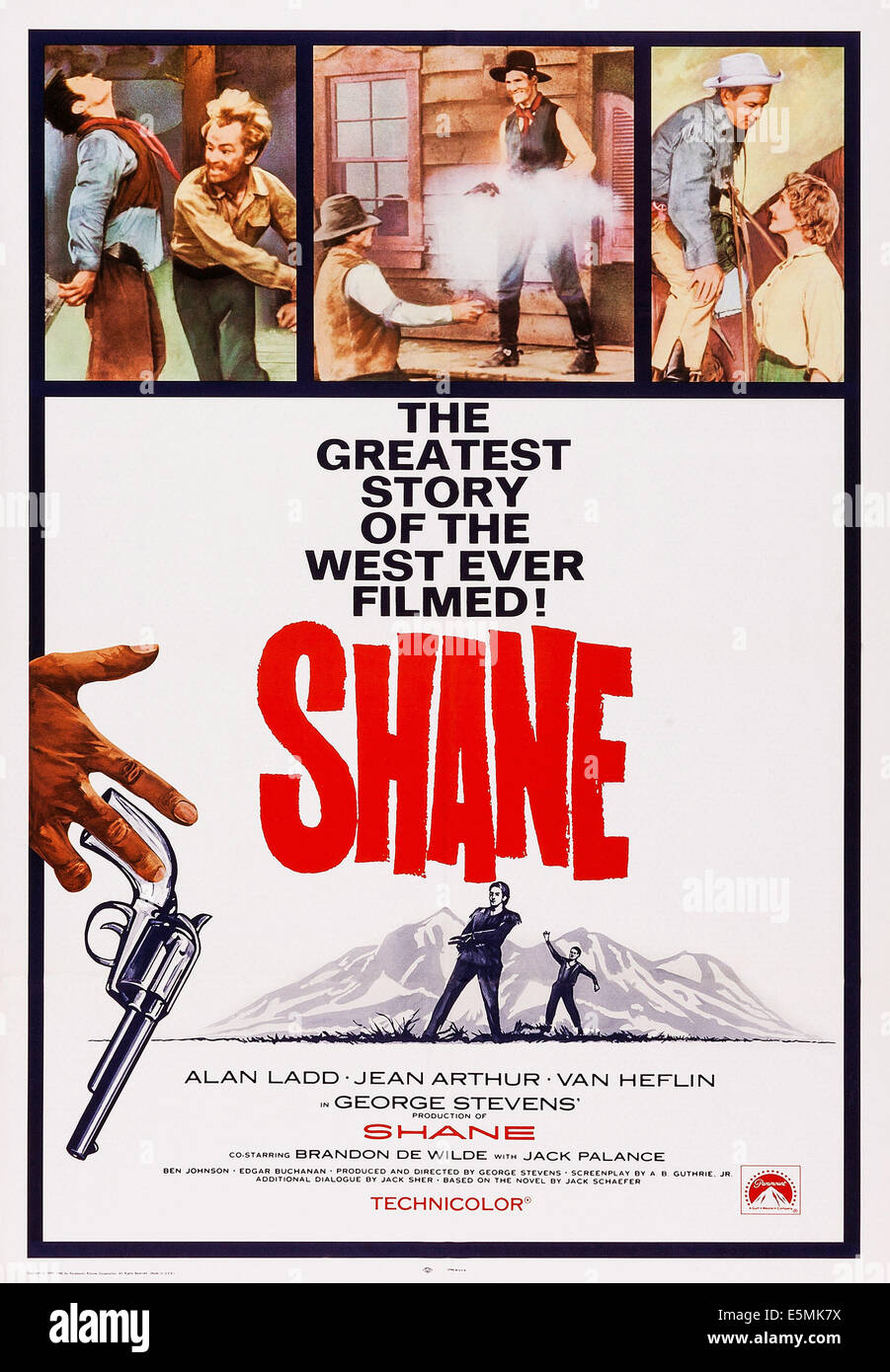 Shane 1953 alan ladd hi-res stock photography and images - Alamy