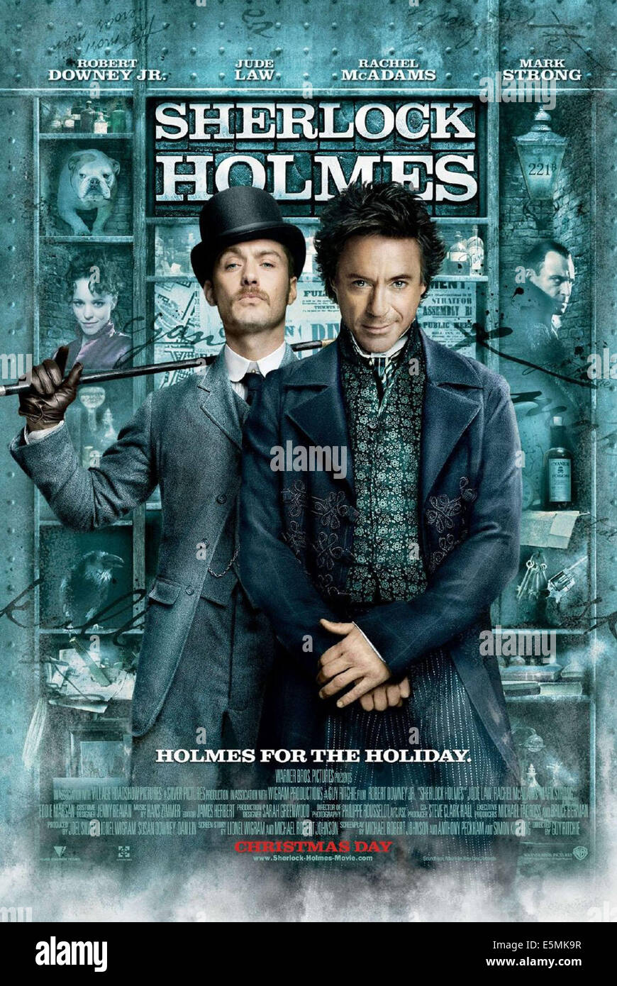 SHERLOCK HOLMES, from left: Jude Law, Robert Downey Jr., 2009. ©Warner ...