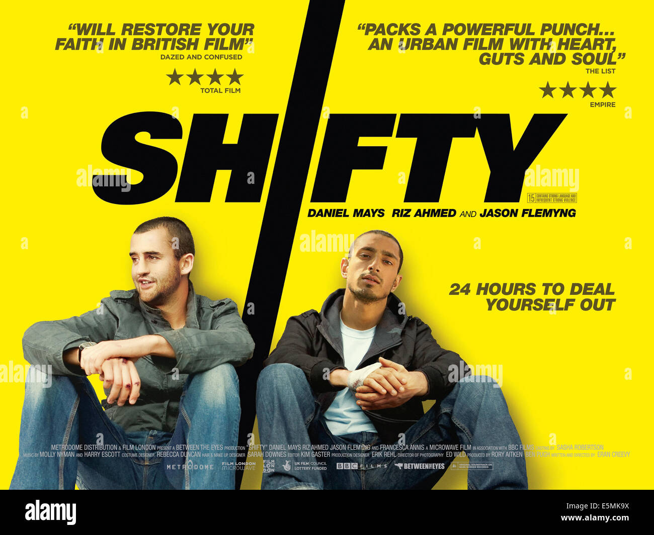 SHIFTY, British poster art, Daniel Mays, Riz Ahmed, 2008. ©Breaking ...