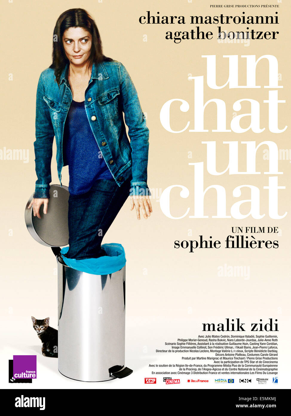 PARDON MY FRENCH, (aka UN CHAT UN CHAT), French poster art, Chiara ...