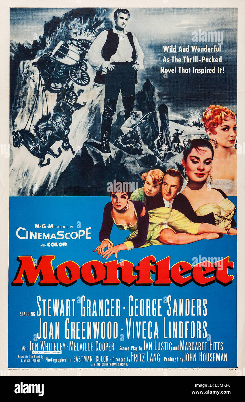 Moonfleet 1955 george sanders hi-res stock photography and images - Alamy
