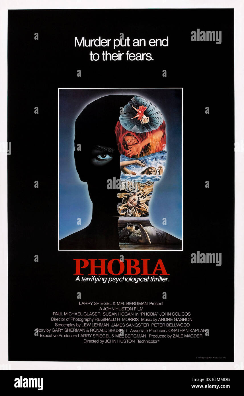 PHOBIA, US poster art, 1980, © Paramount/courtesy Everett Collection ...