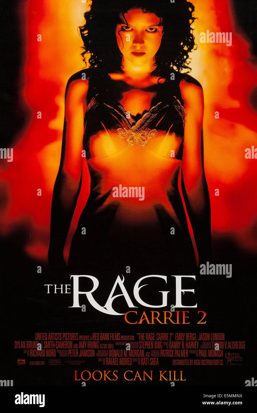 THE RAGE: CARRIE 2, US poster art, Emily Bergl, 1999, © United Artists ...