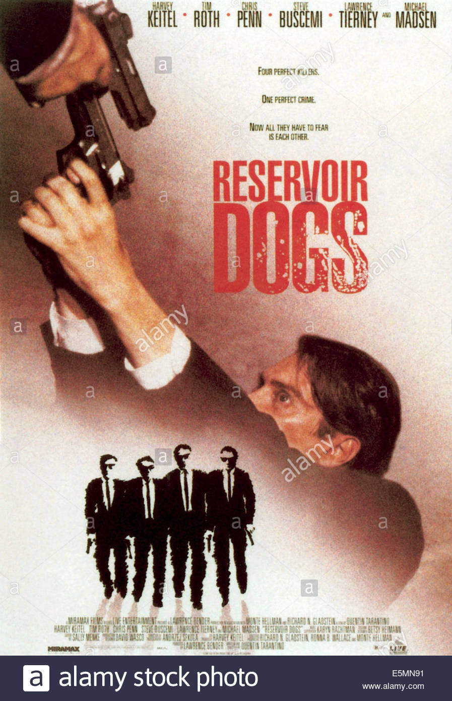 RESERVOIR DOGS, Tim Roth, 1992, (c) Miramax/courtesy Everett Stock ...
