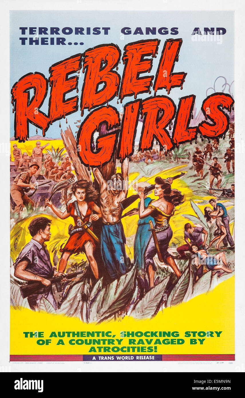 REBEL GIRLS, US poster art, 1957 Stock Photo - Alamy
