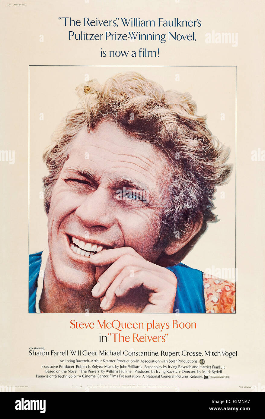 THE REIVERS, US poster, Steve McQueen, 1969 Stock Photo - Alamy