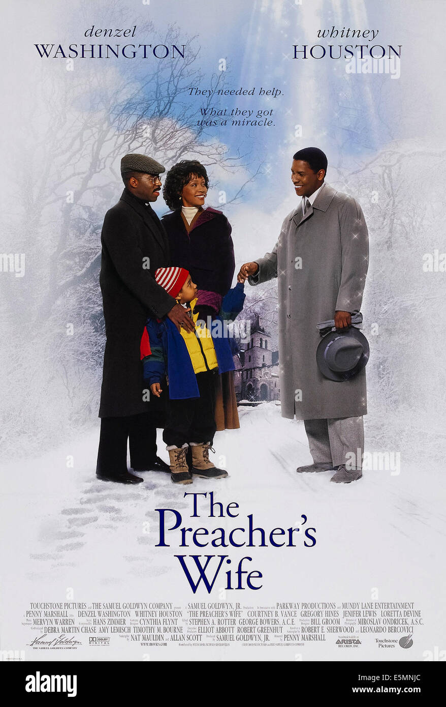 THE PREACHER'S WIFE, US poster, from left: Courtney B. Vance, Justin ...