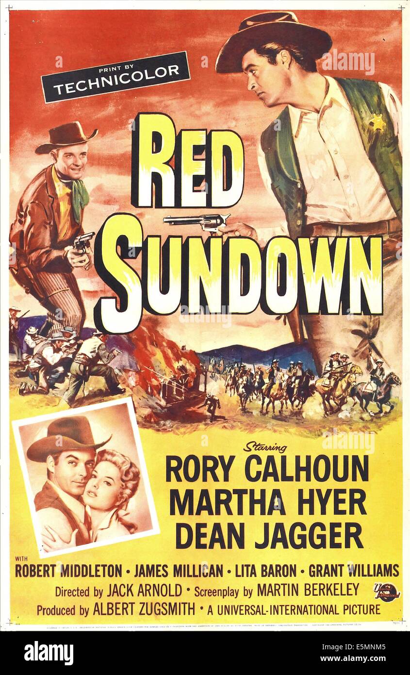 Red sundown 1956 hi-res stock photography and images - Alamy