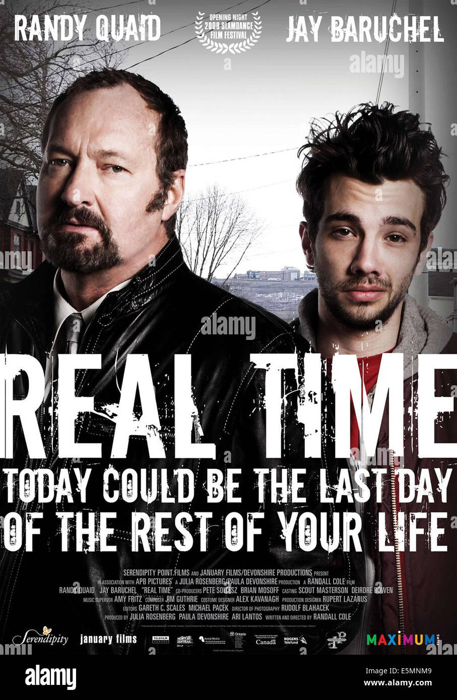 REAL TIME, US poster art, from left: Randy Quaid, Jay Baruchel, 2008 ...