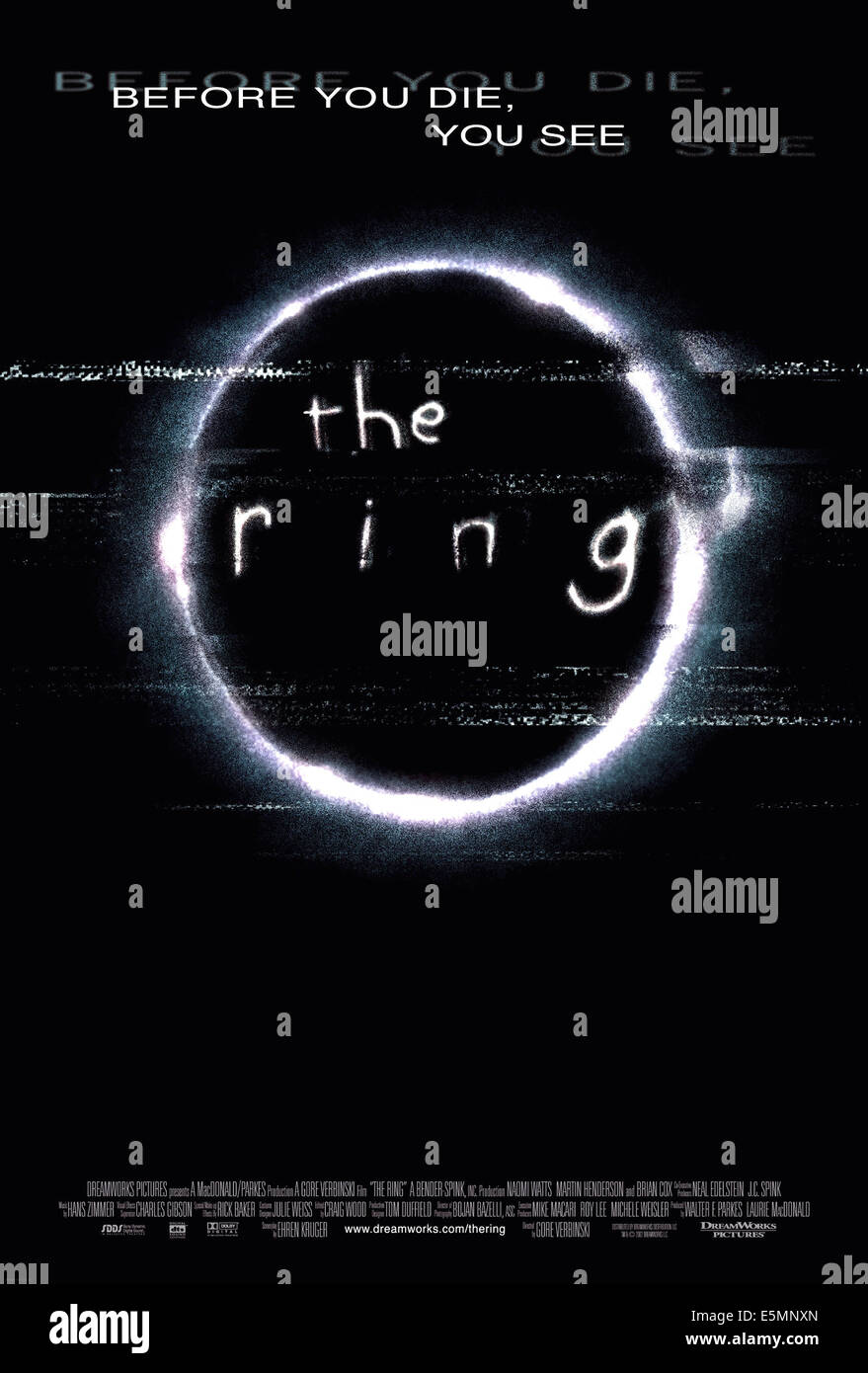 THE RING, 2002, (c) DreamWorks/courtesy Everett Collection Stock Photo ...