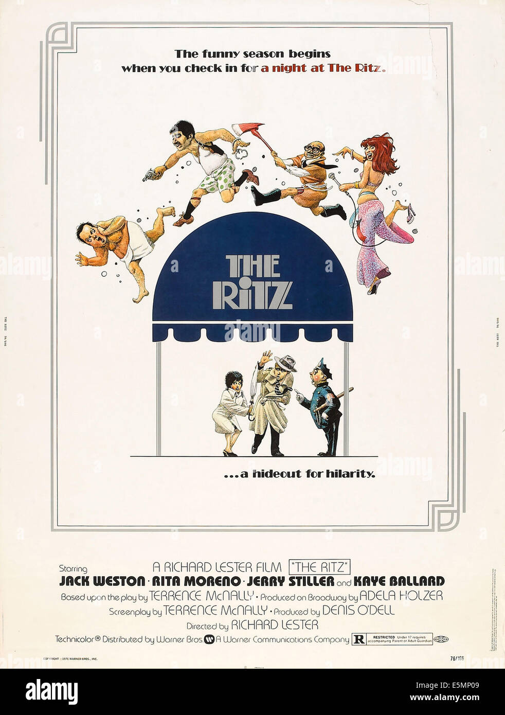 THE RITZ, US poster art, 1976 Stock Photo - Alamy