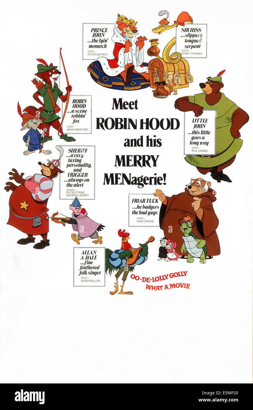 Robin hood little john 1973 hi-res stock photography and images - Alamy