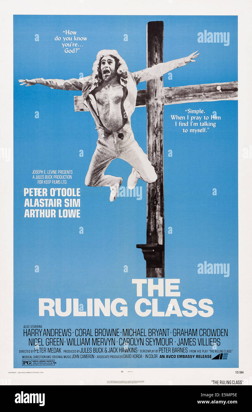 Peter o'toole the ruling class hi-res stock photography and images - Alamy