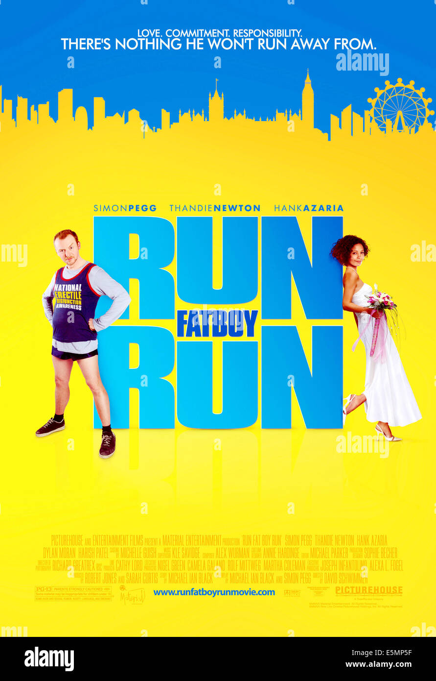 RUN, FAT BOY, RUN, Simon Pegg, Thandie Newton, 2007. ©Picturehouse ...