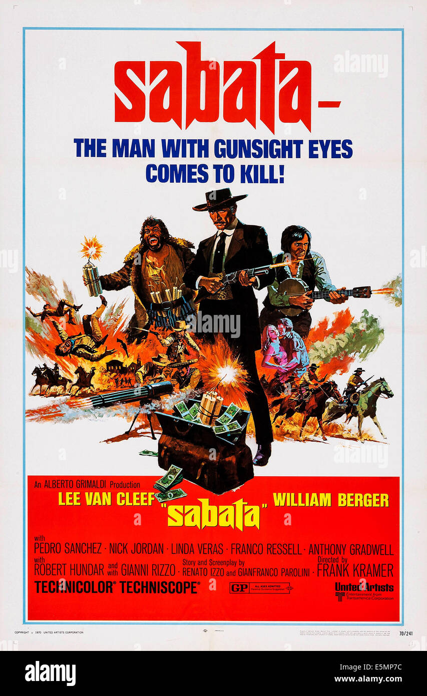 Sabata lee van cleef hi-res stock photography and images - Alamy