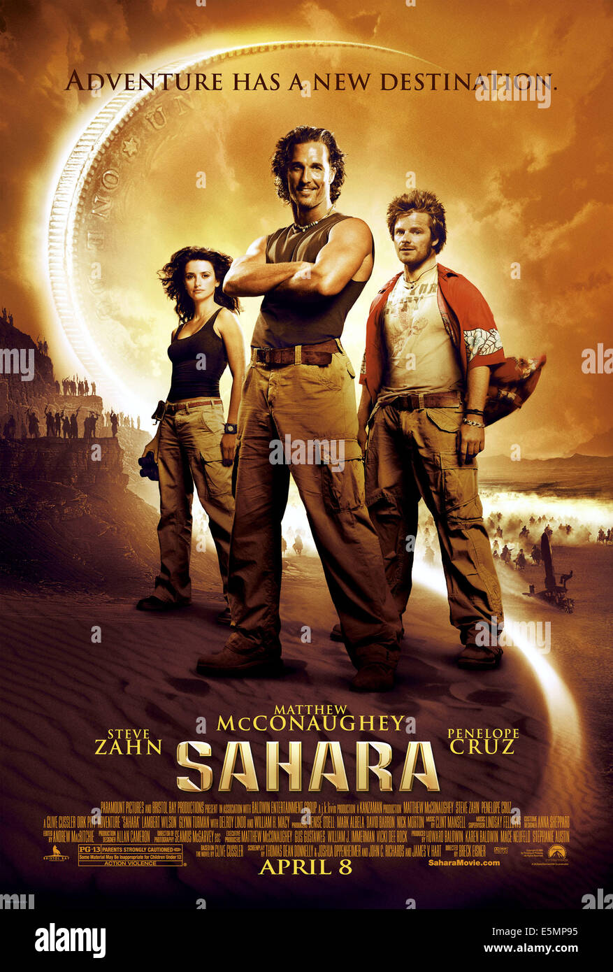 SAHARA, Penelope Cruz, Matthew McConaughey, Steve Zahn, 2005 ...