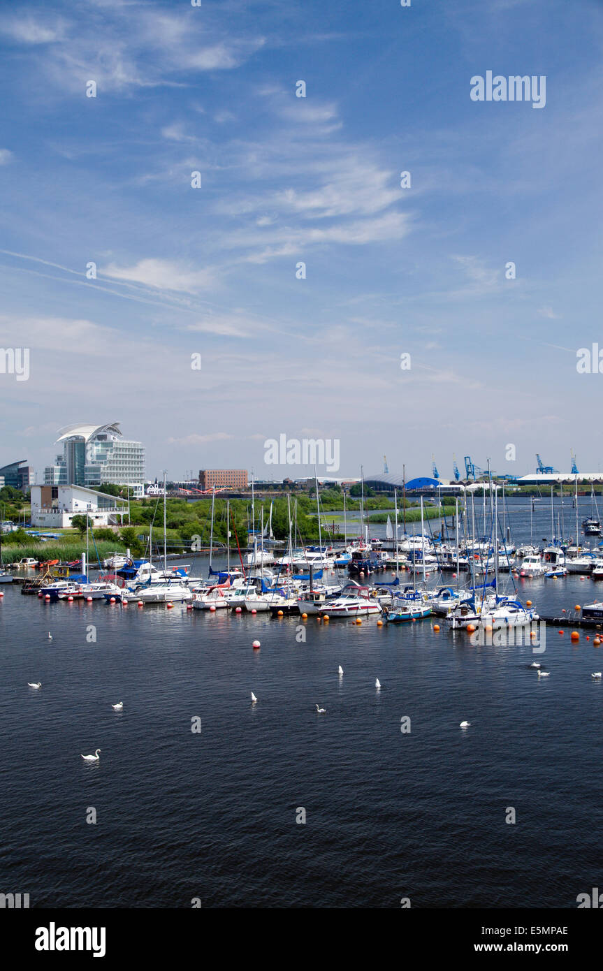 Cardiff Bay and Yacht Club, Cardiff, South Wales, UK Stock Photo - Alamy
