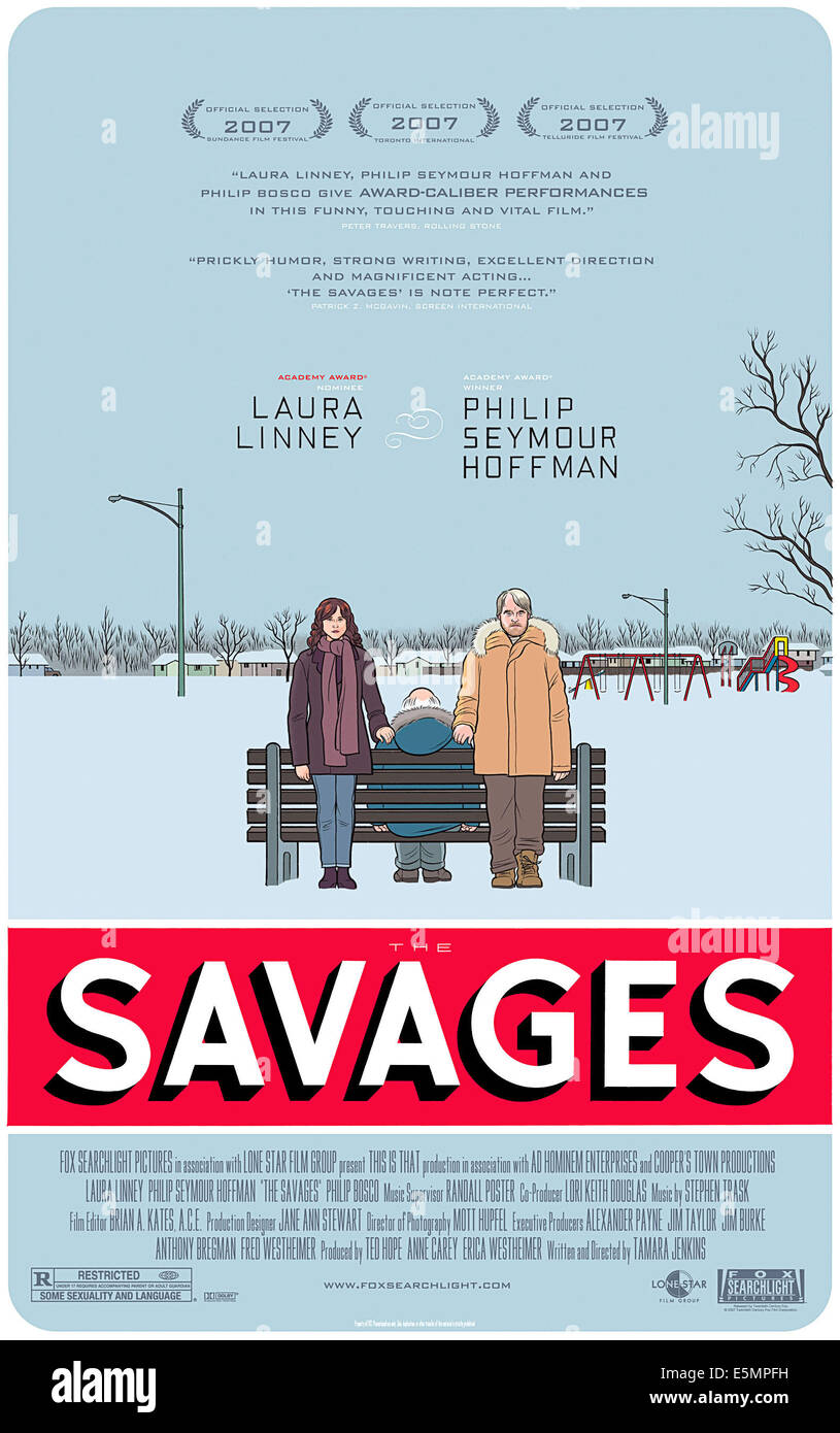 THE SAVAGES, Laura Linney, Philip Bosco, Philip Seymour Hoffman, 2007 ...