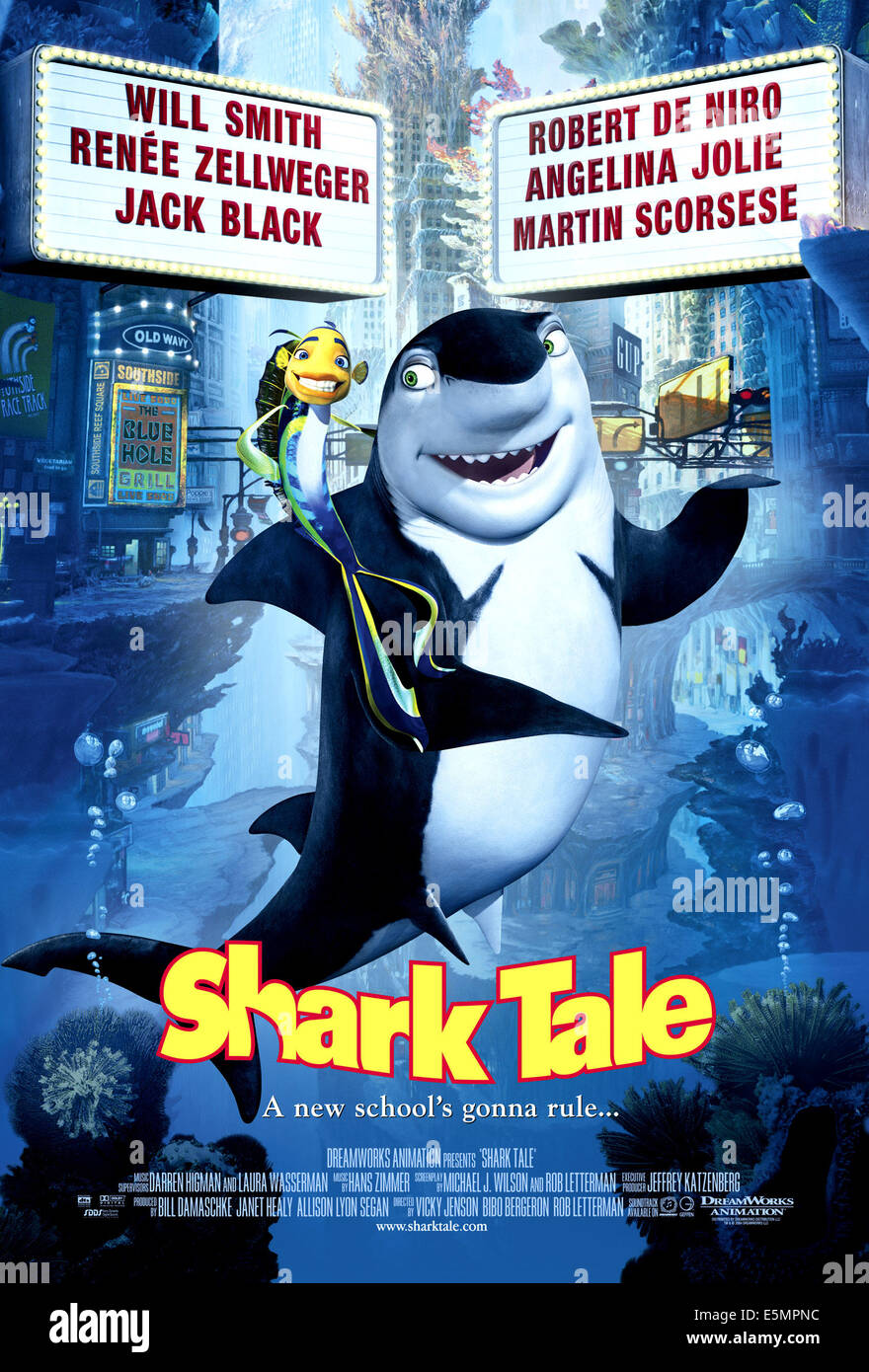 Shark tale dreamworks hi-res stock photography and images - Alamy