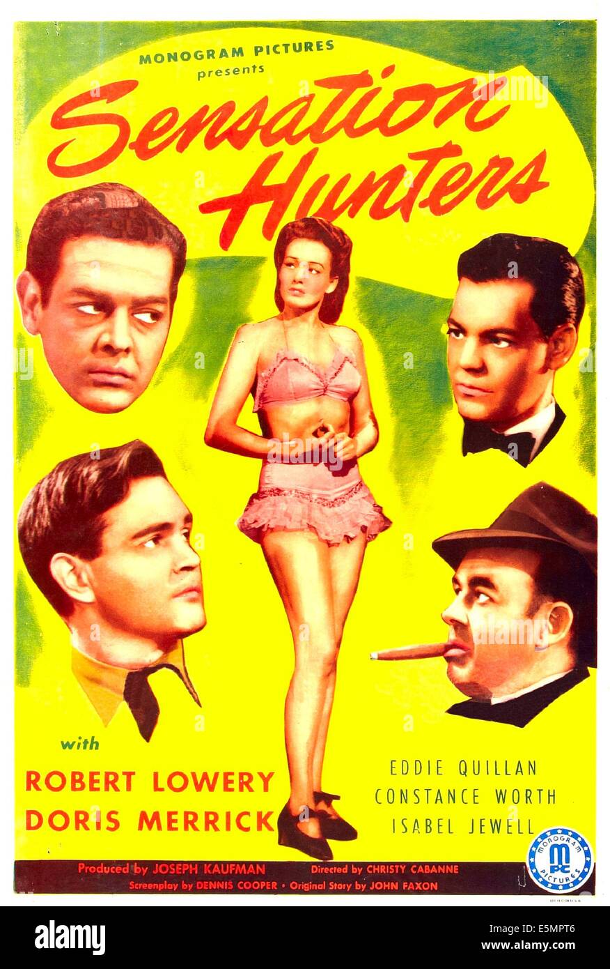 SENSATION HUNTERS (aka CLUB PARADISE), Doris Merrick (center), left ...