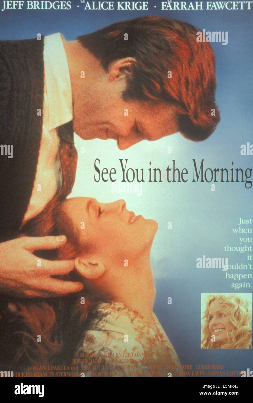SEE YOU IN THE MORNING, Jeff Bridges, Alice Krige, Farrah Fawcett, 1989 ...