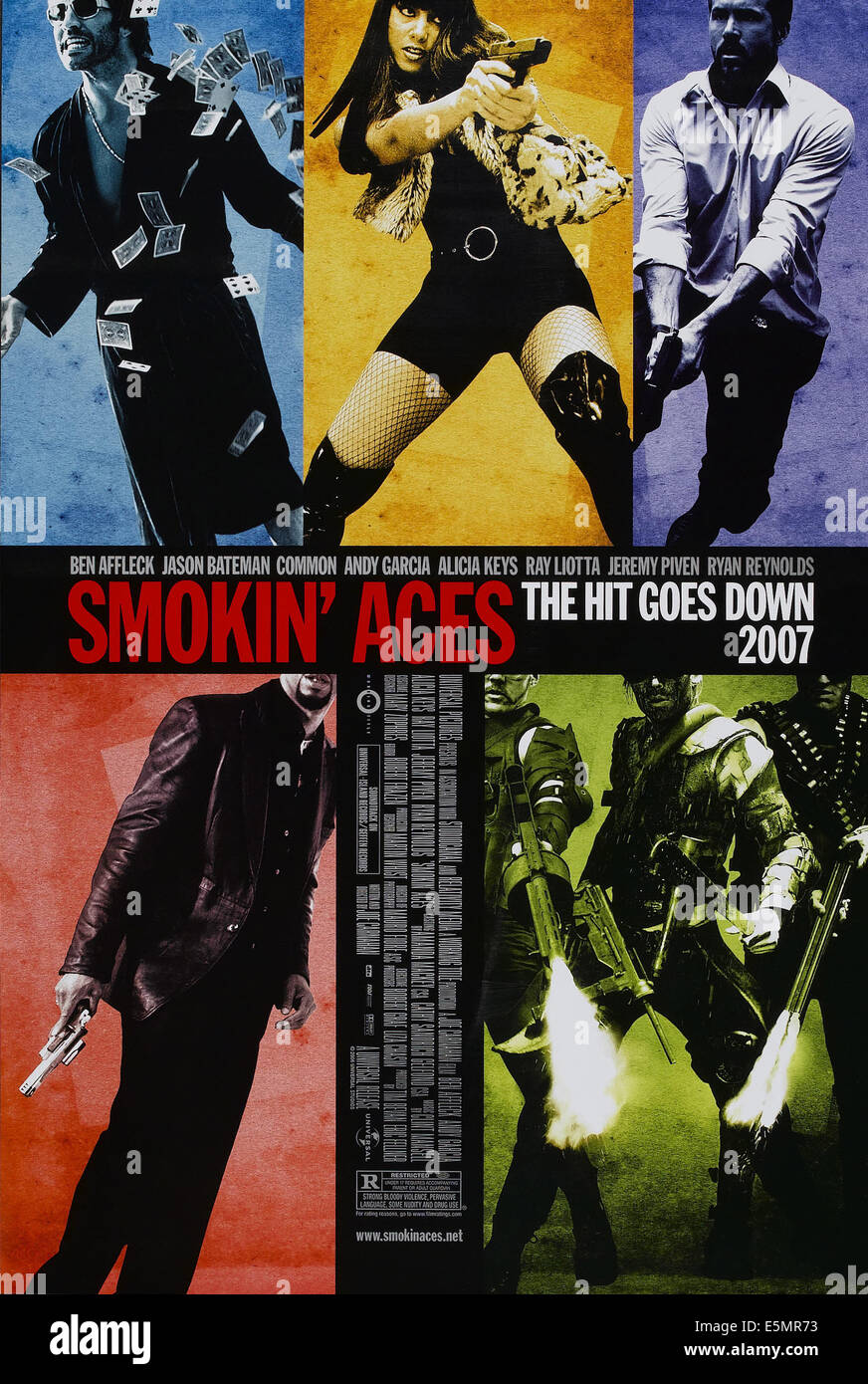 SMOKIN' ACES, US poster art, top, from left: Jeremy Piven, Alicia Keys ...