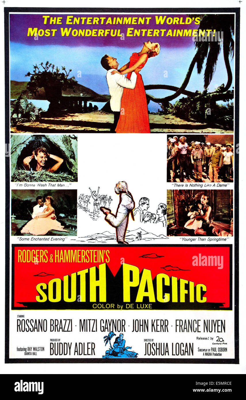 South pacific musical poster hi-res stock photography and images - Alamy