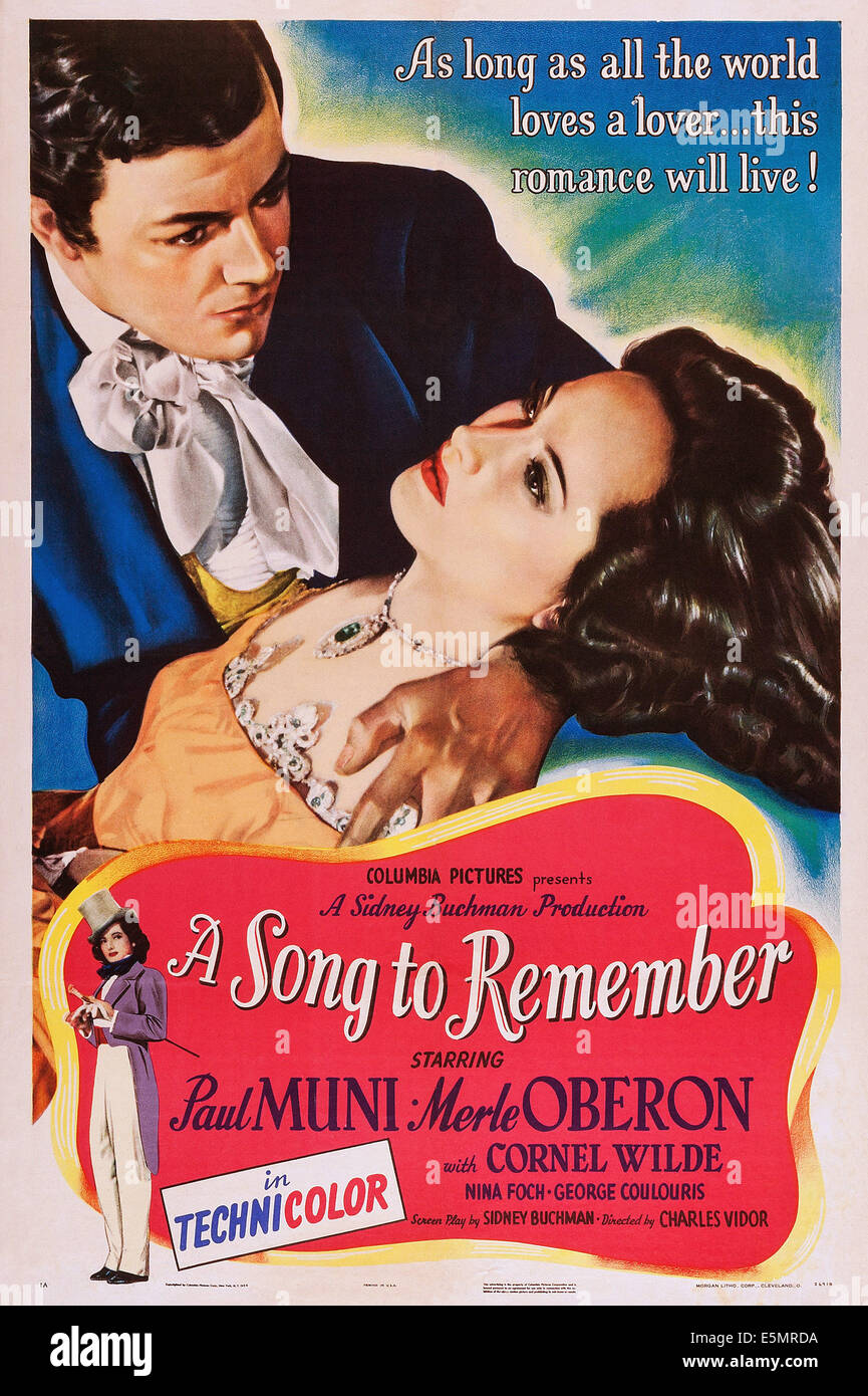 1940s music poster hi-res stock photography and images - Alamy