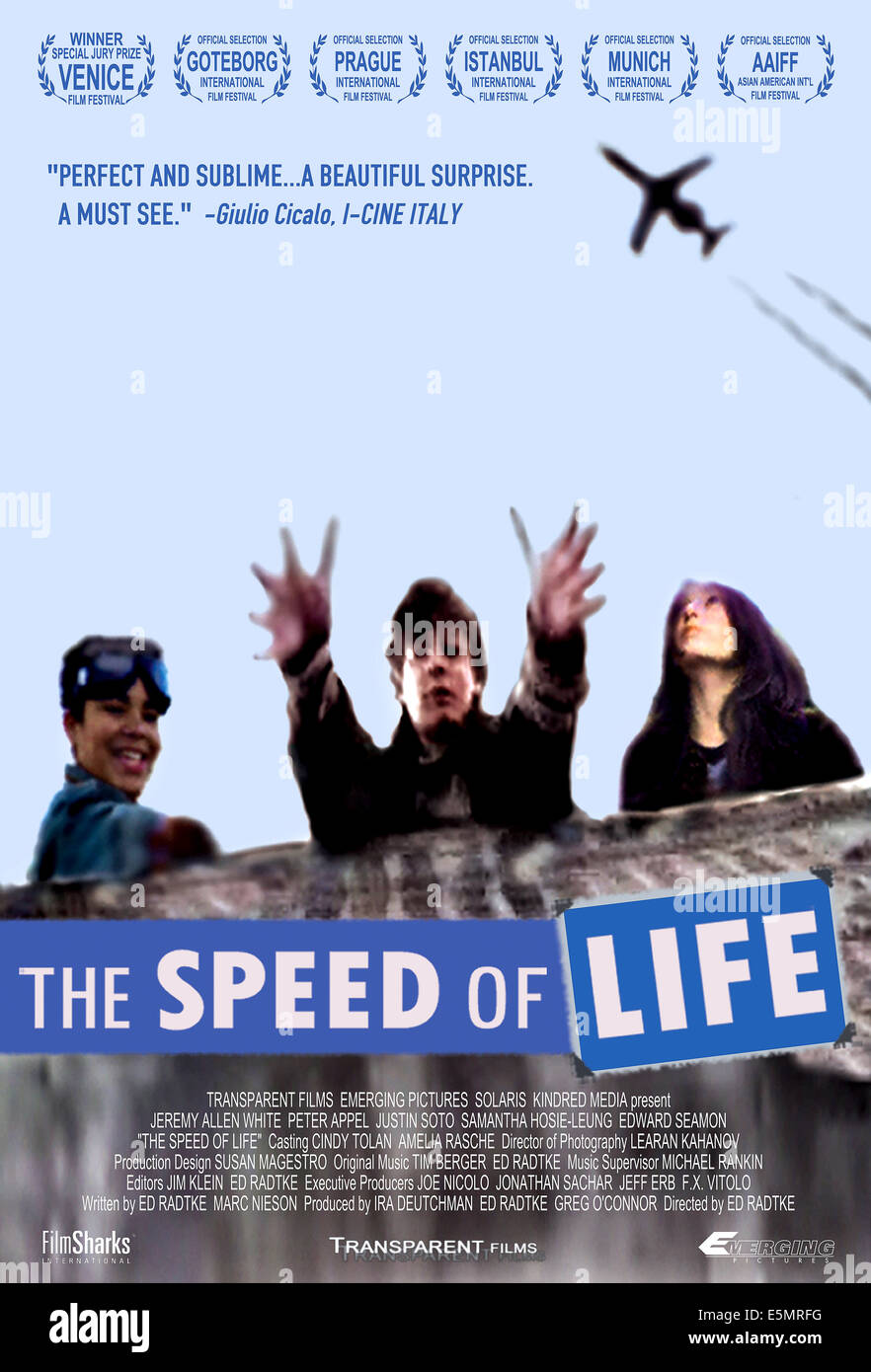 THE SPEED OF LIFE, from left: Justin Soto, Jeremy Allen White, Samantha ...