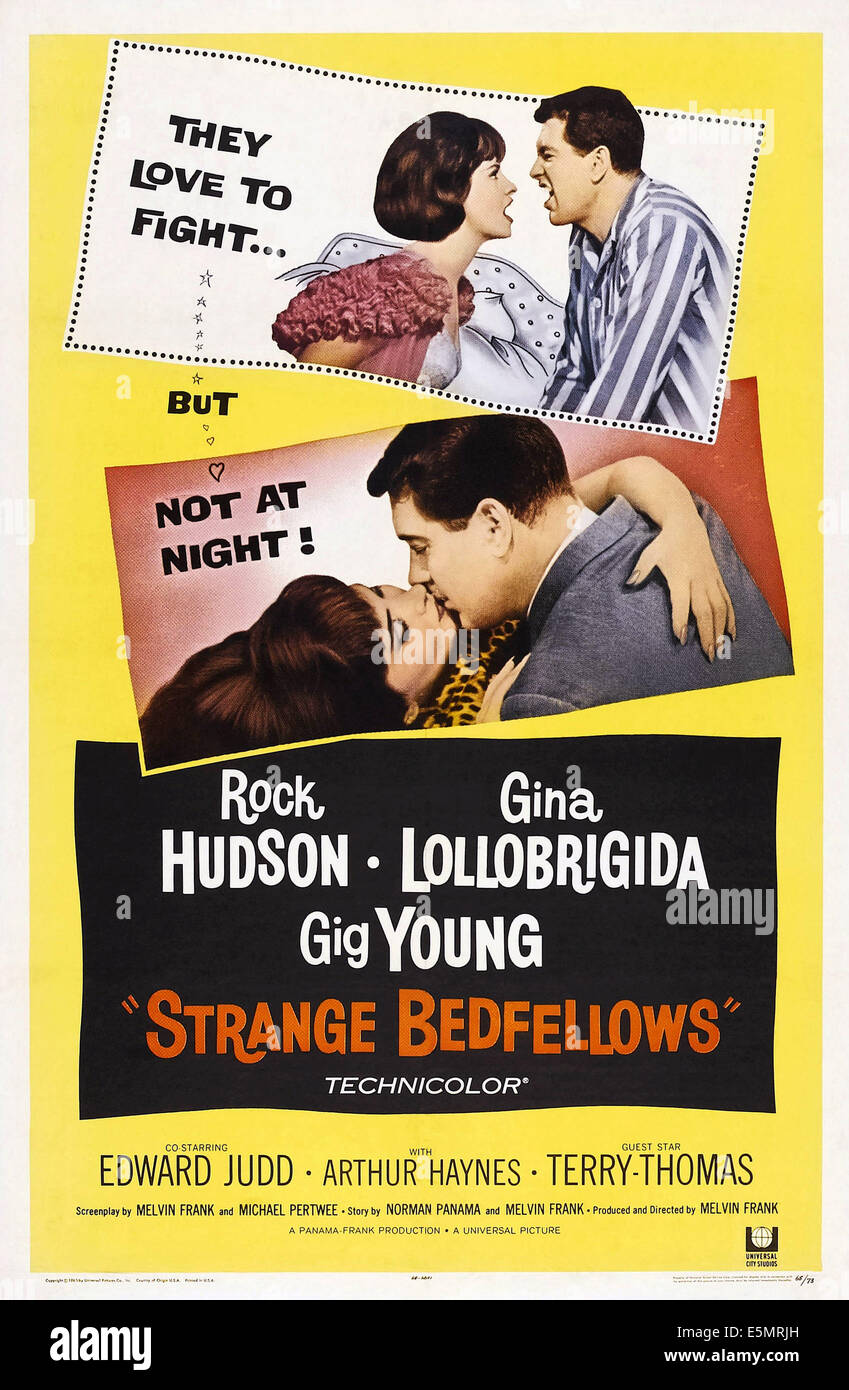 Rock hudson gina lollobrigida in hi-res stock photography and images - Alamy