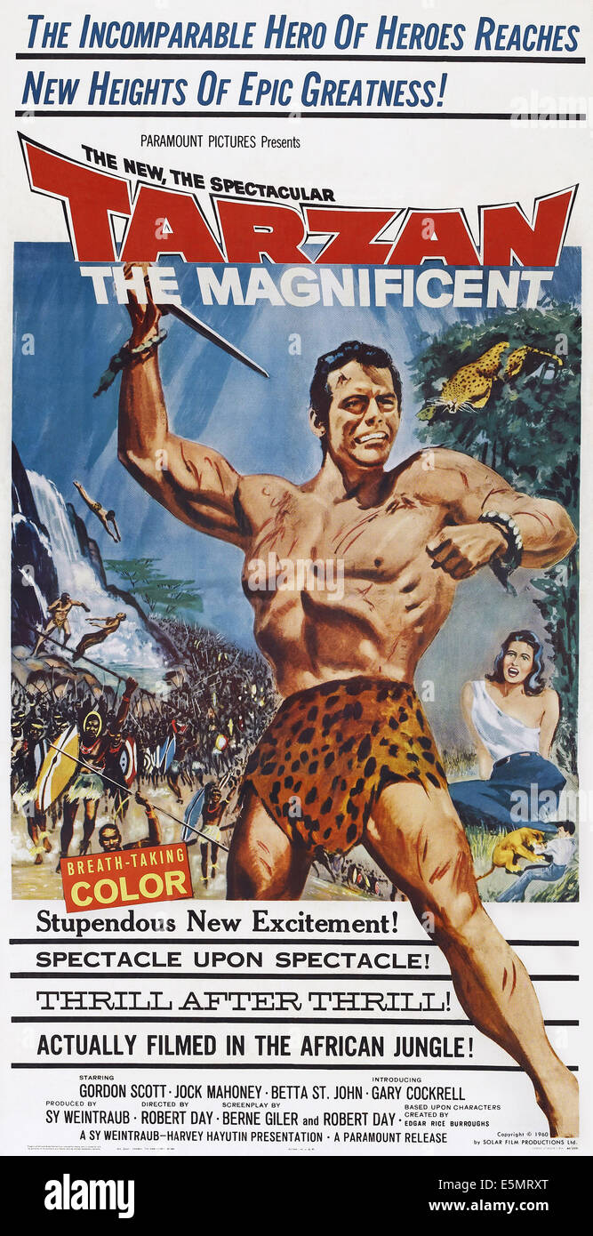Tarzan gordon scott hi-res stock photography and images - Alamy