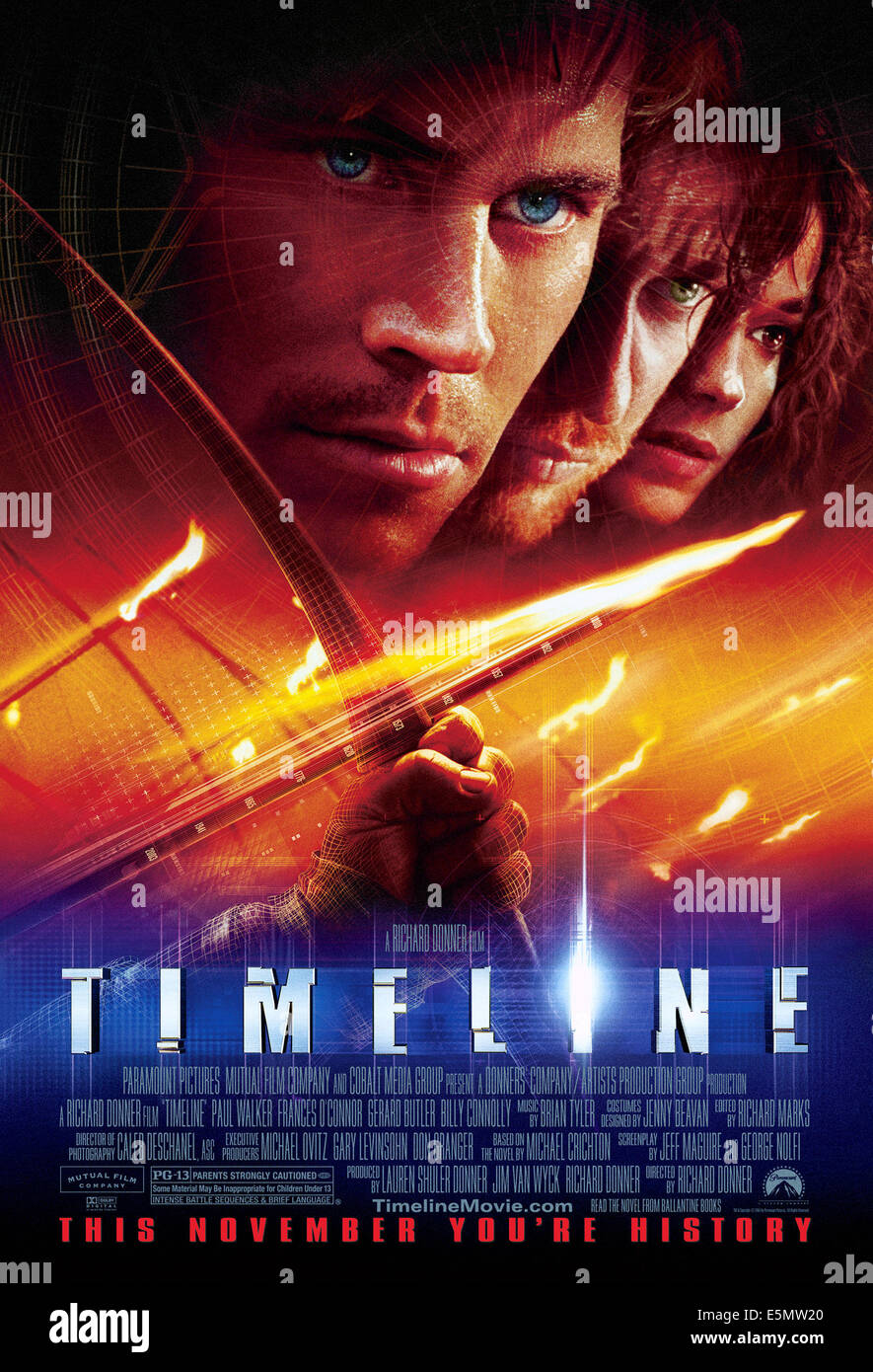 TIMELINE, 2003, (c) Paramount/courtesy Everett Collection Stock Photo ...