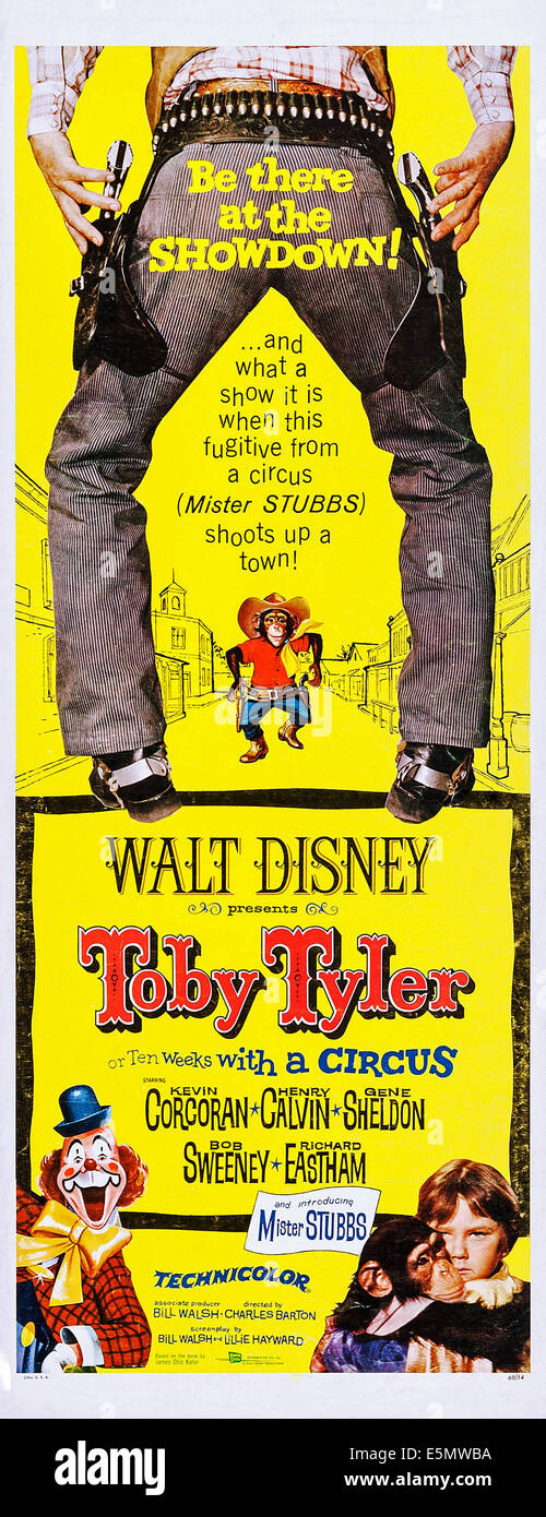 TOBY TYLER, OR TEN WEEKS WITH A CIRCUS, US lobbycard, bottom right ...
