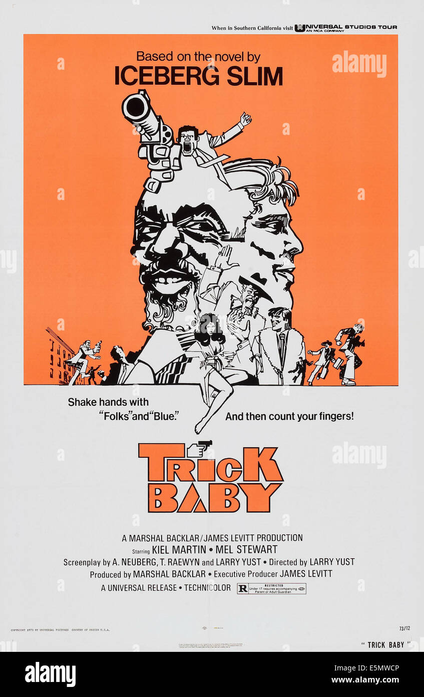 TRICK BABY, US poster, 1973 Stock Photo - Alamy