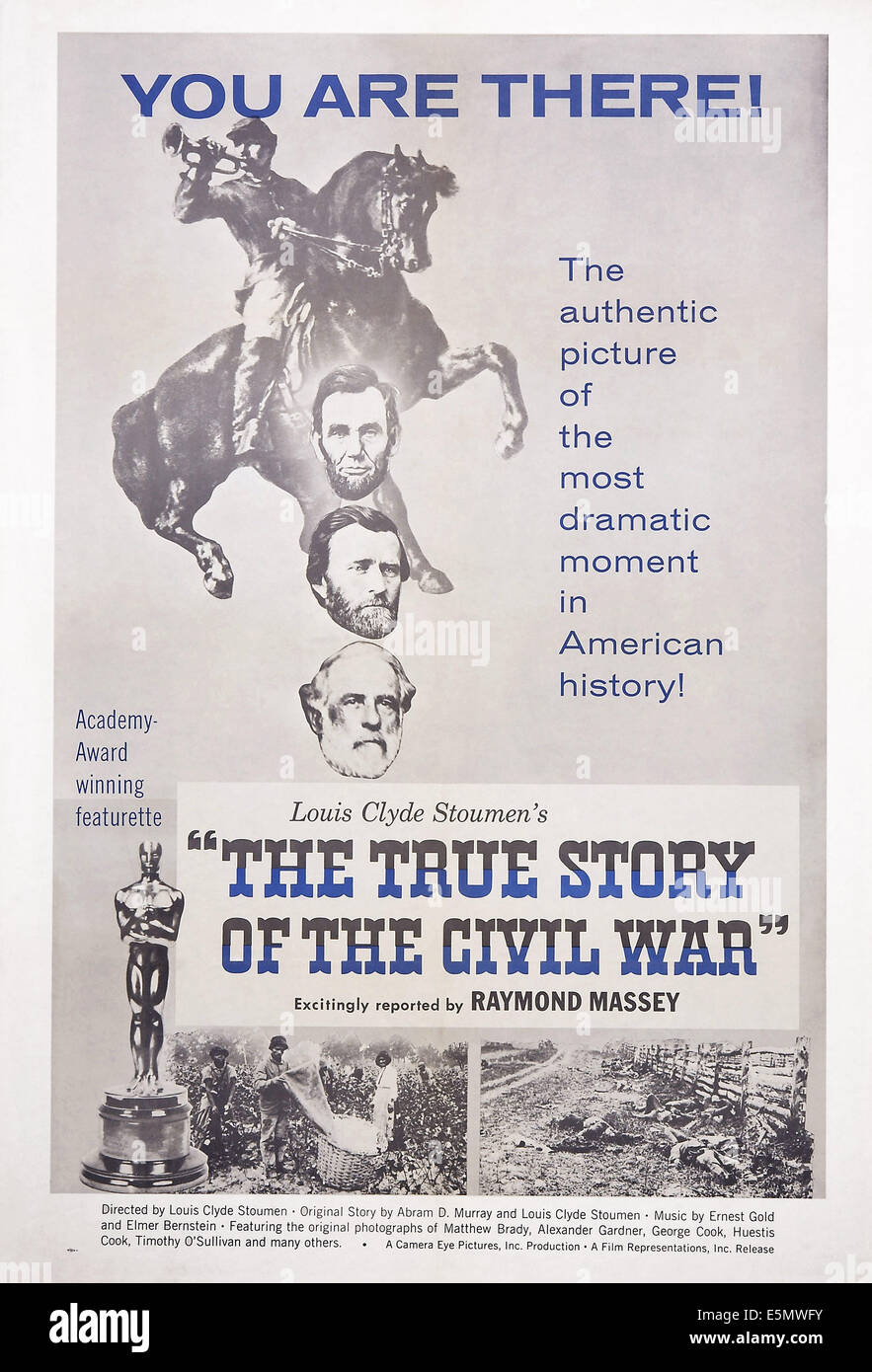 THE TRUE STORY OF THE CIVIL WAR, from top: Abraham Lincoln, Ulysses S ...