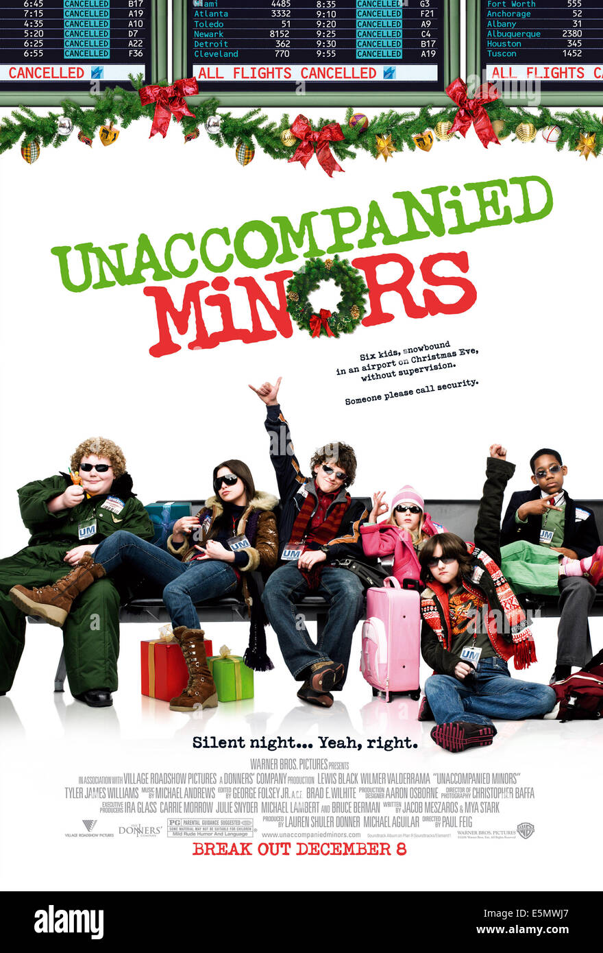 UNACCOMPANIED MINORS, Brett Kelly, Gina Mantegna, Dyllan Christopher ...